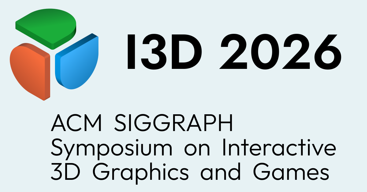 Posters Call for Participation | I3D 2026